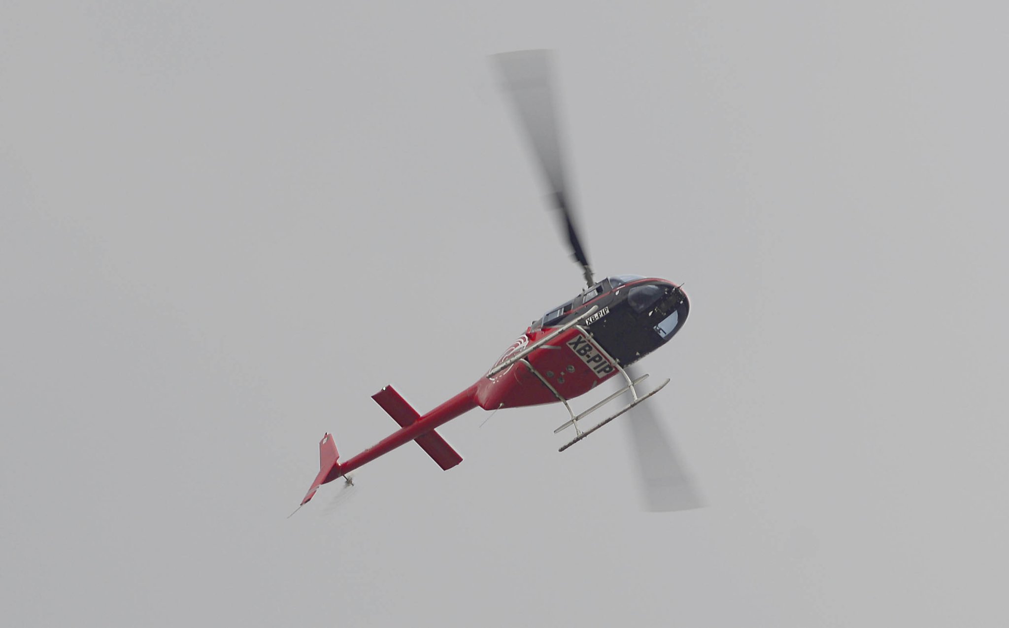 Video Accidente En Helicóptero Que Aterrizó Zona De Avenidas Deja Tres